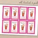 Teacher Appreciation Gift Tag Dunkin' Donuts Printable Template ...
