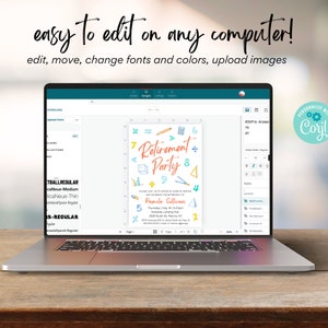 Math Teacher Retirement Invitation Template, Printable Digital Math ...