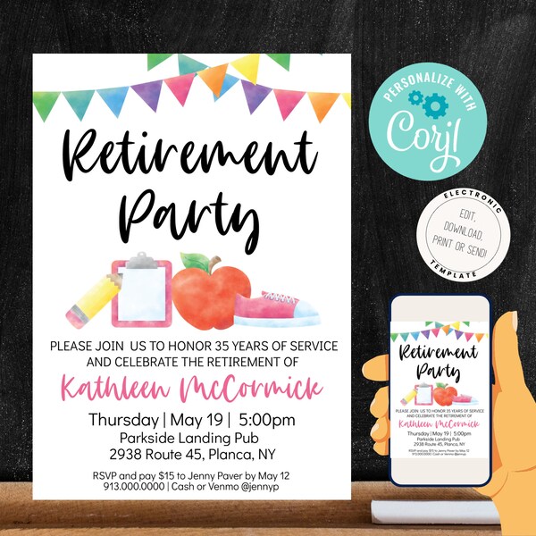 Teacher Retirement Party - Etsy