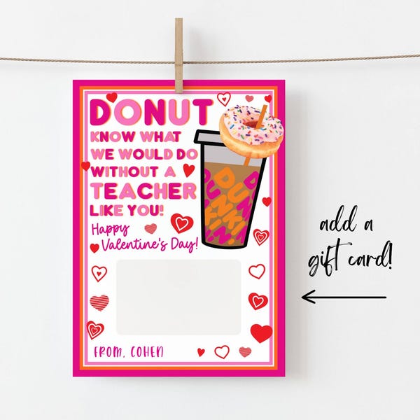 Teacher Valentines - Etsy