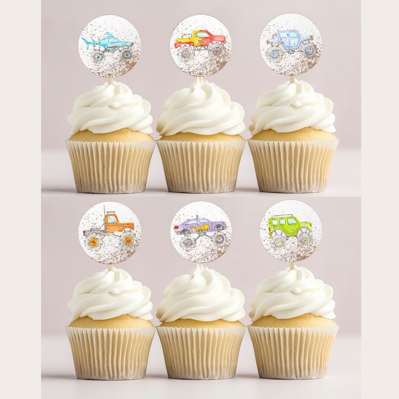 Truck Cupcake Topper - Etsy