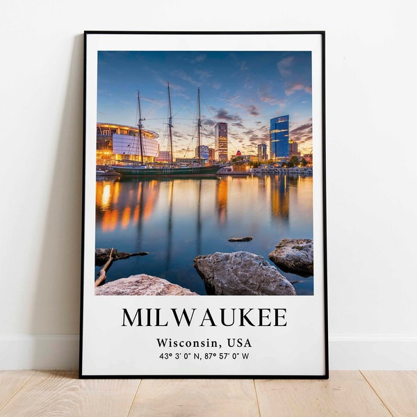 Milwaukee Poster - Etsy