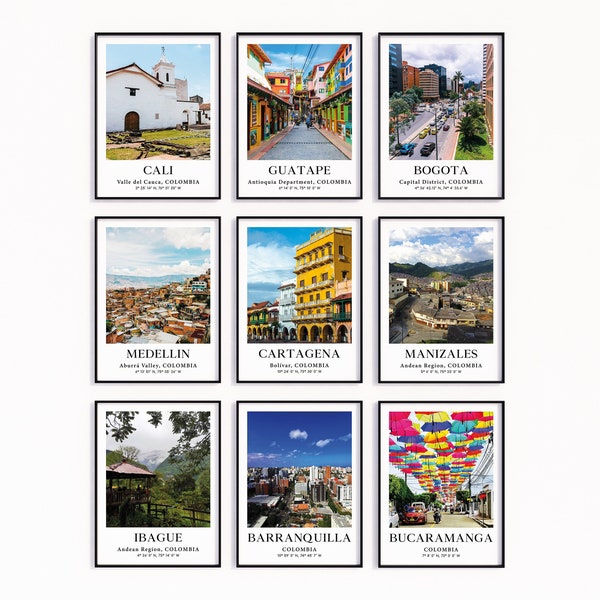 Colombia Poster - Etsy