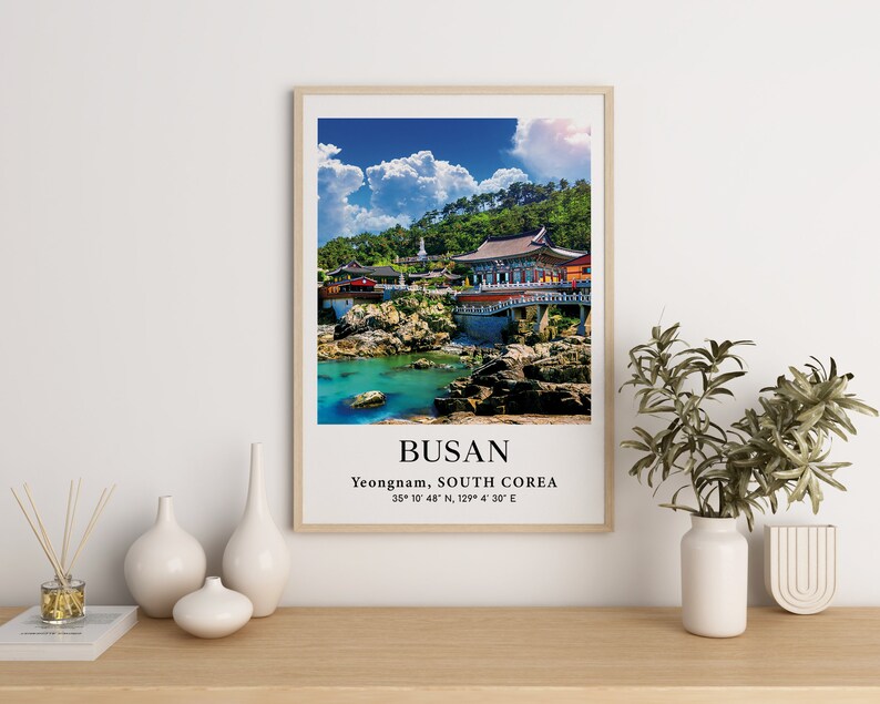 Busan Poster, Busan Picture, South Korea Photo, Korea Print, Asia ...