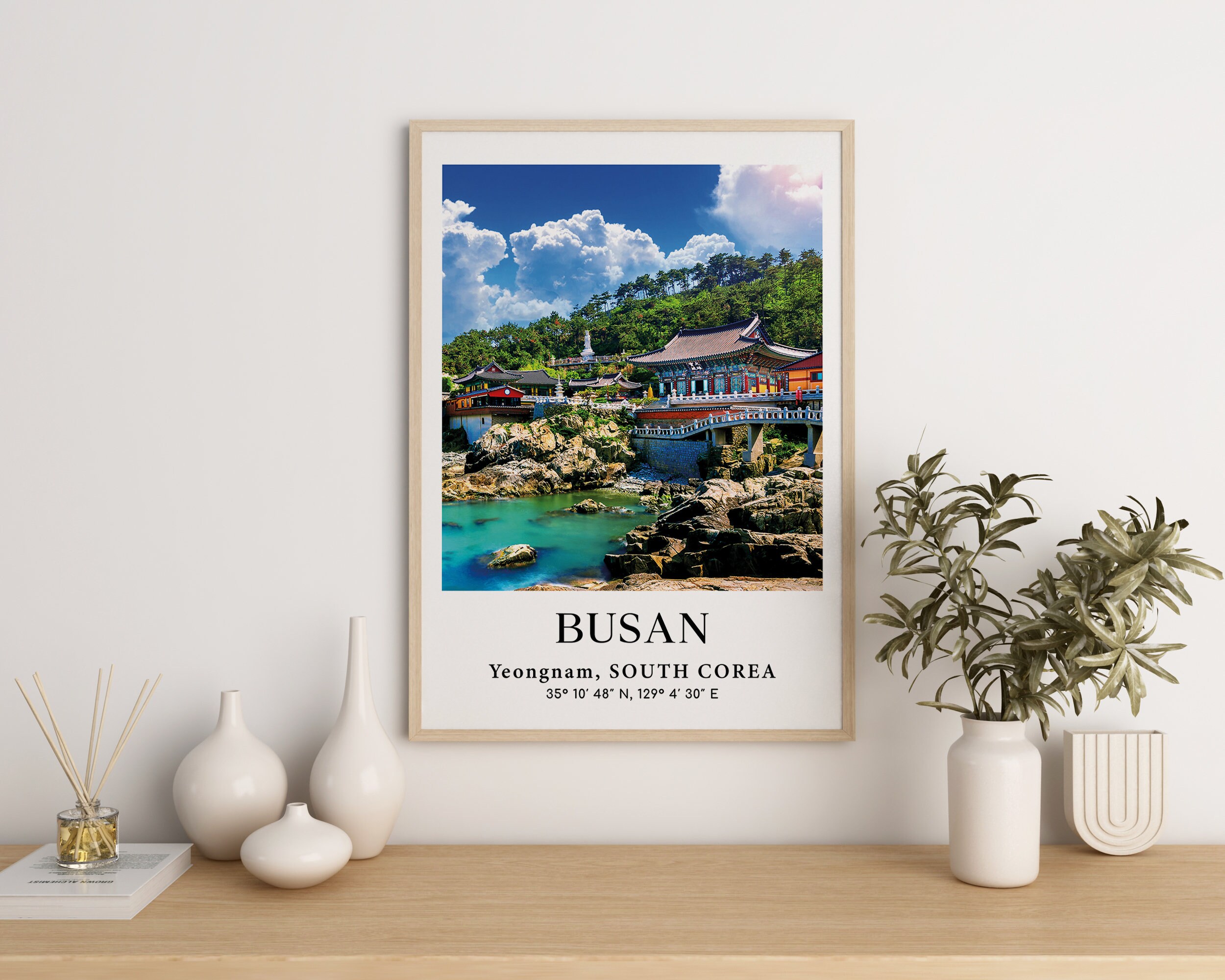 Busan Poster, Busan Picture, South Korea Photo, Korea Print, Asia ...