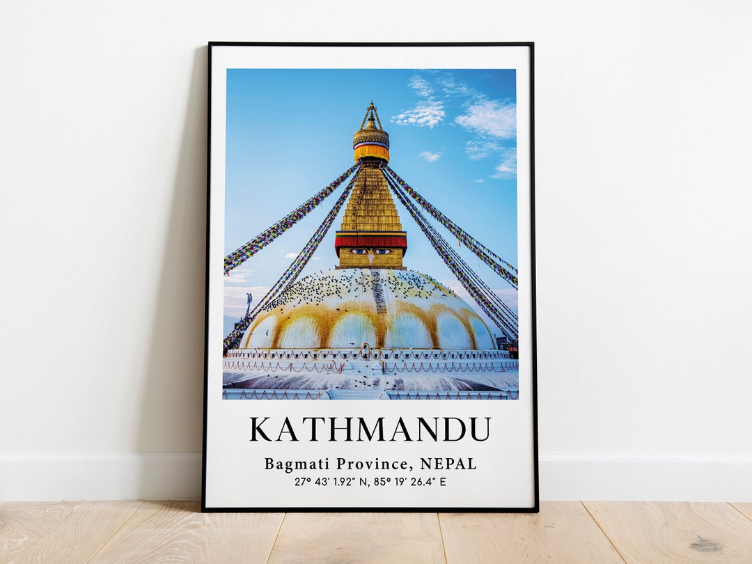 Kathmandu Poster, Kathmandu Picture, Nepal Photo, Nepal Print, Asia ...