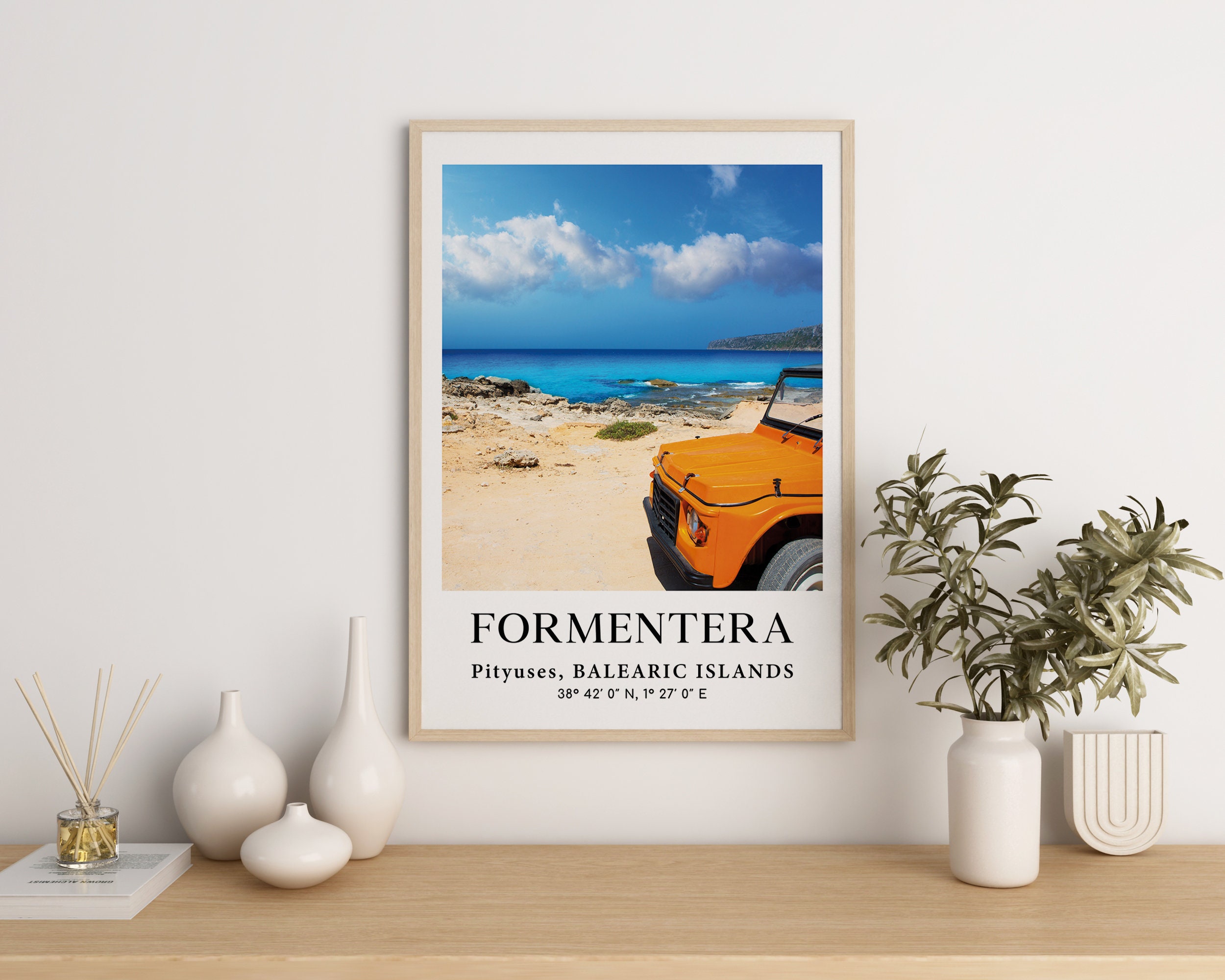 Formentera Poster, Formentera Spanien, Spanien Bild, Europäisches Bild ...