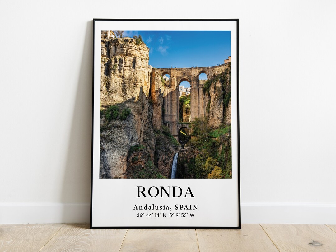 Ronda Poster, Ronda Spain, Spain Picture, European Picture, European ...
