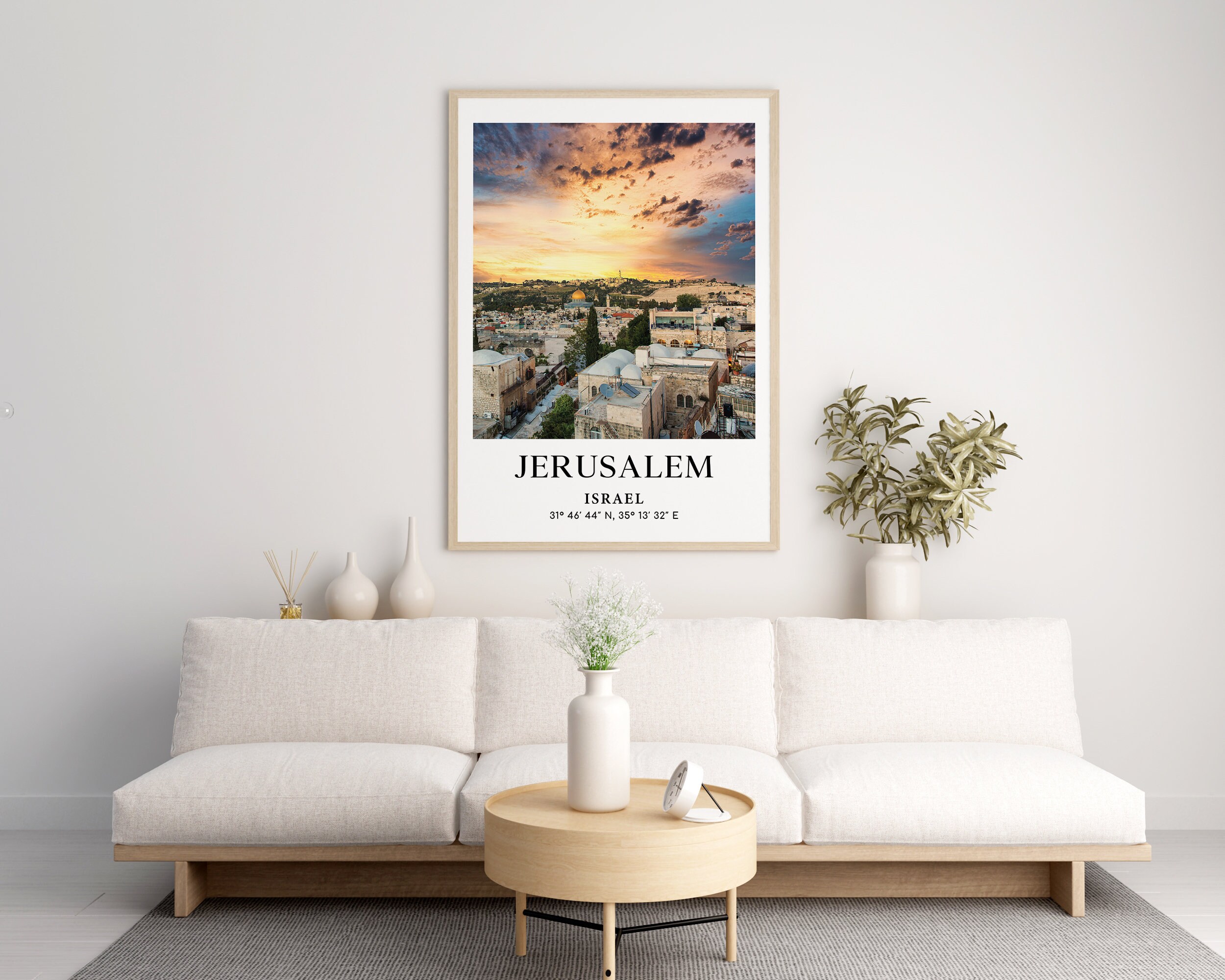 Set of Jerusalem Poster, Jerusalem Photo, Israel Picture, Israel Cities ...