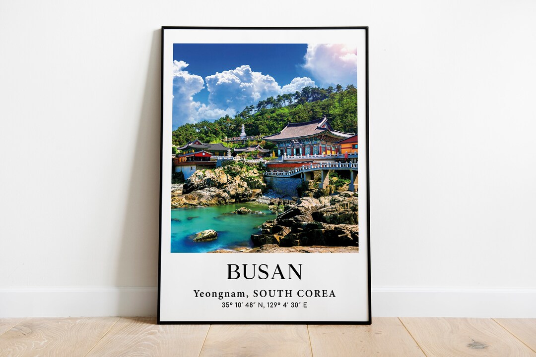 Busan Poster Busan Picture South Korea Photo Korea Print - Etsy