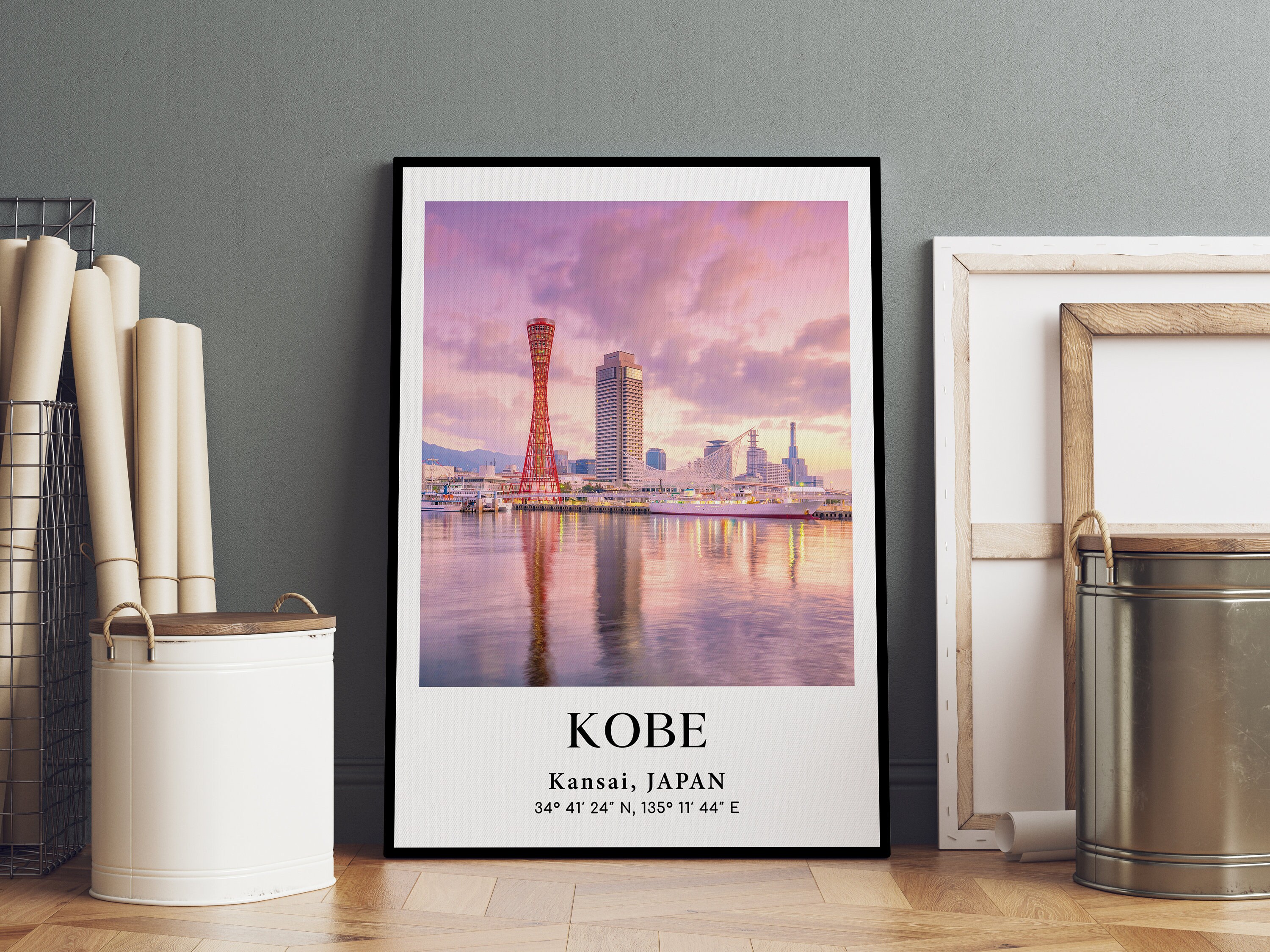 Kobe Poster Kobe Picture Japan Photo Kansai Print Asia - Etsy UK