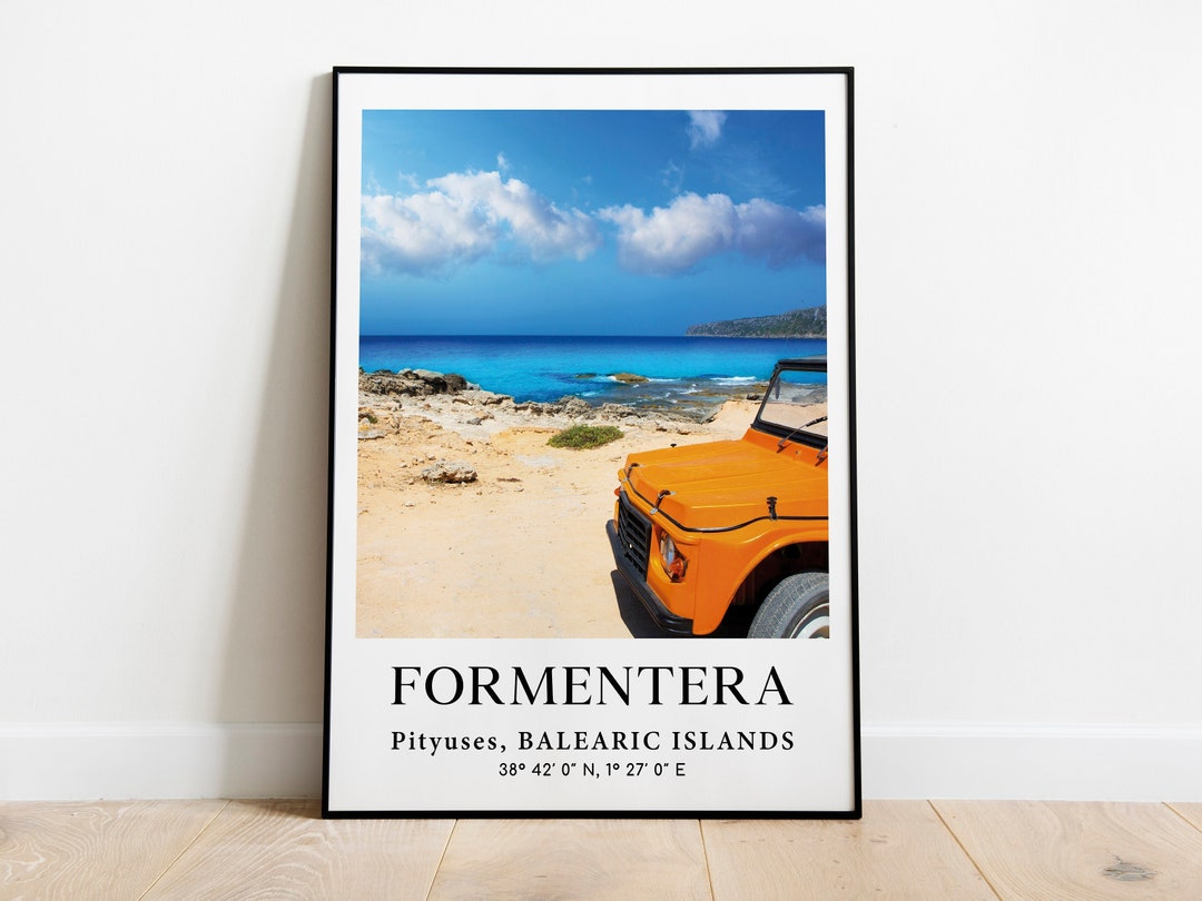 Formentera Poster, Formentera Spanien, Spanien Bild, Europäisches Bild ...