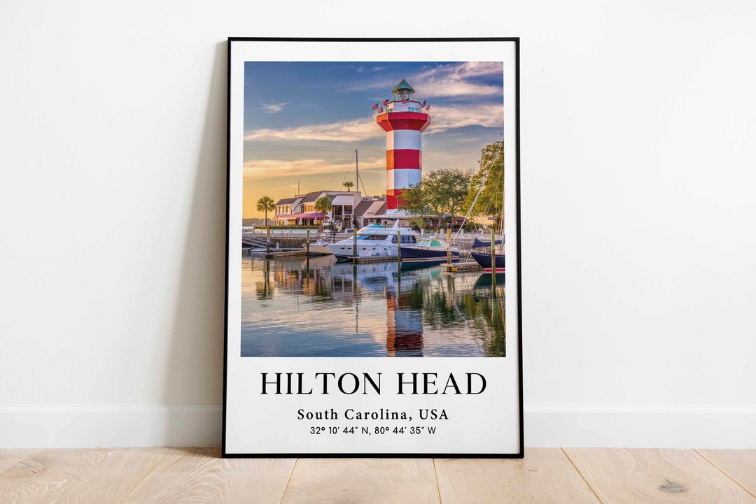 Hilton Head Poster, United States Photo, Usa Photography, North America ...