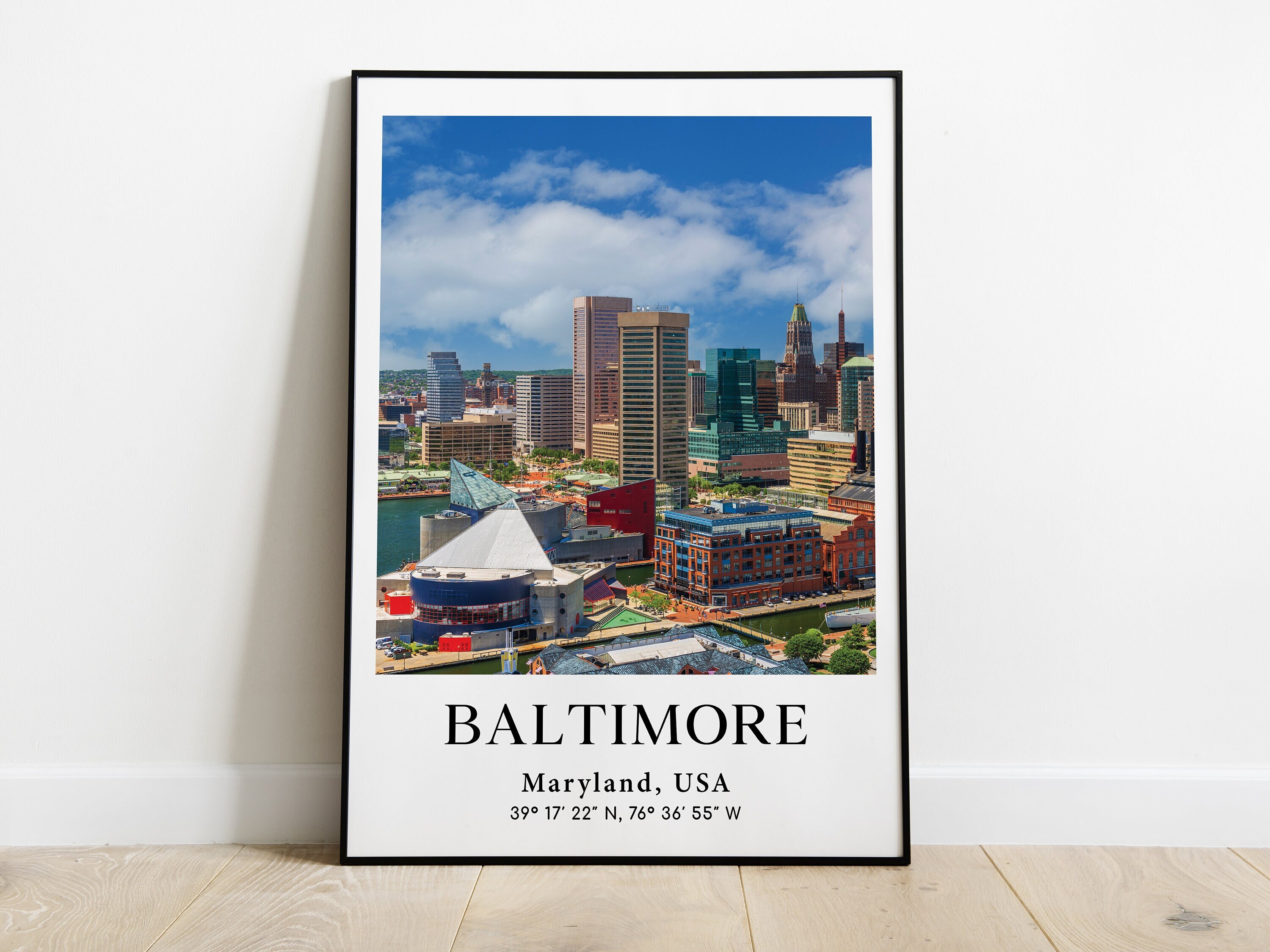 Baltimore Poster, Maryland Poster, United States Photo, Usa Photography ...