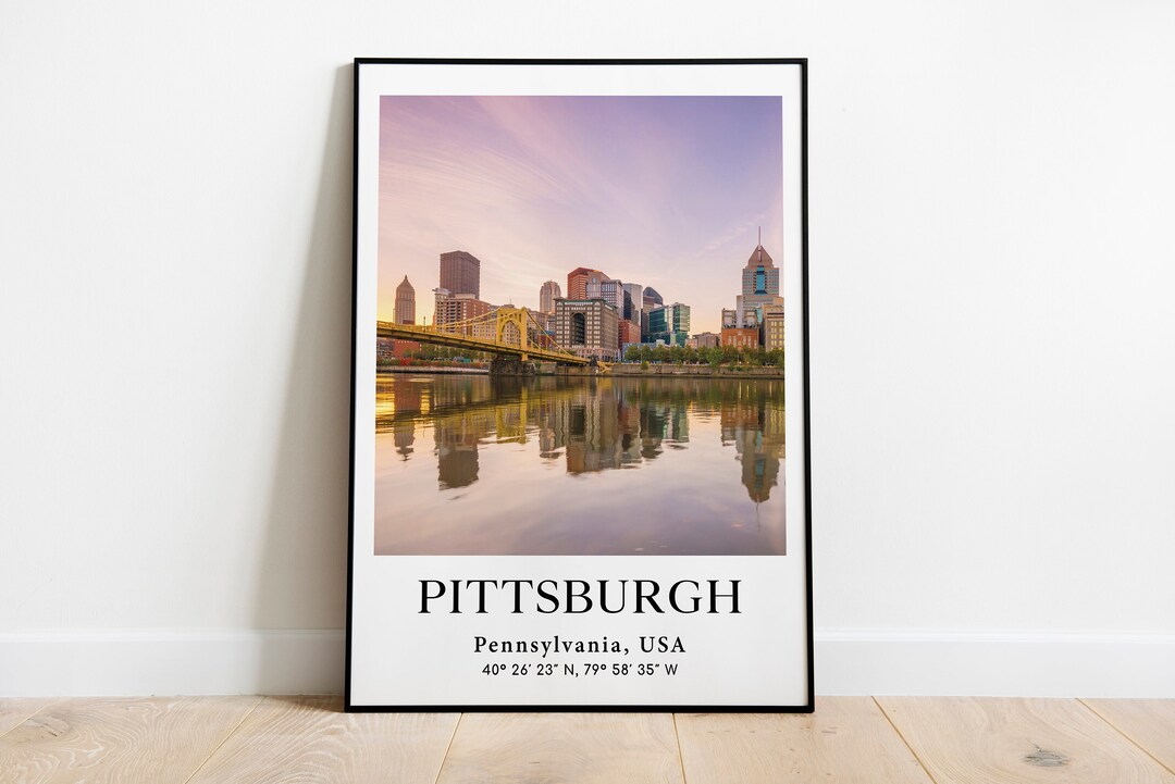 Pittsburgh Poster, Pennsylvania Print, USA Foto, Usa Fotografie, USA ...