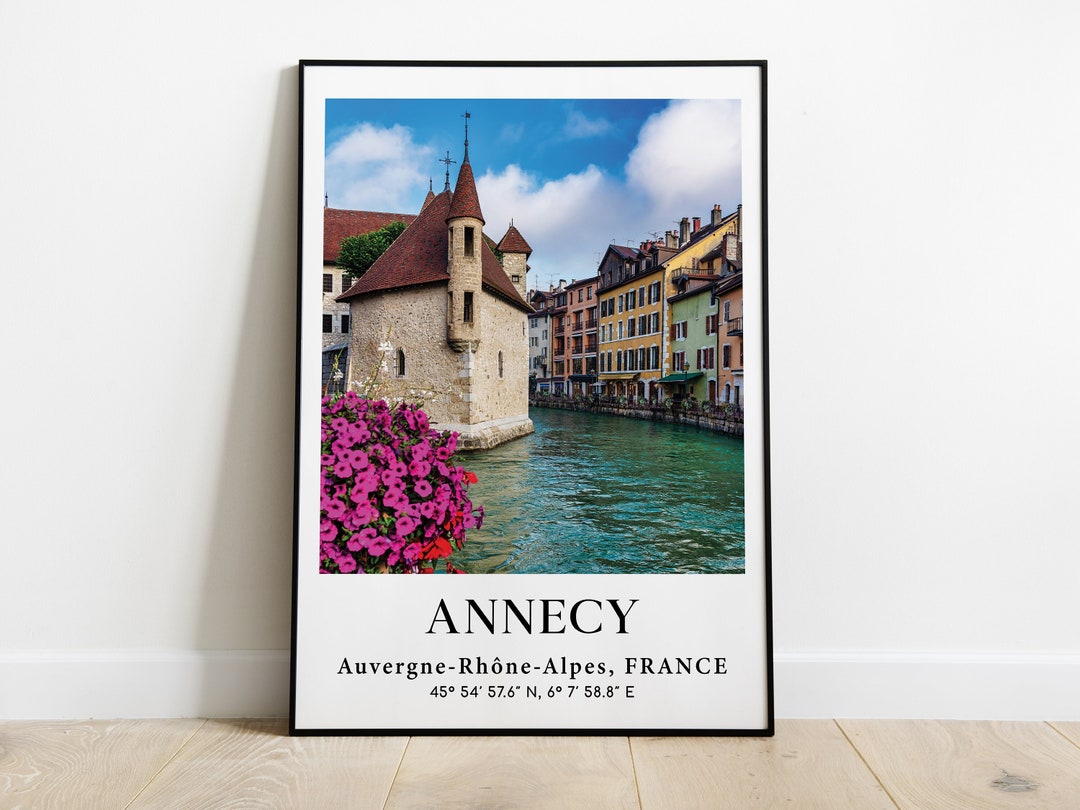 Annecy Poster Annecy Photo France Picture European Picture - Etsy