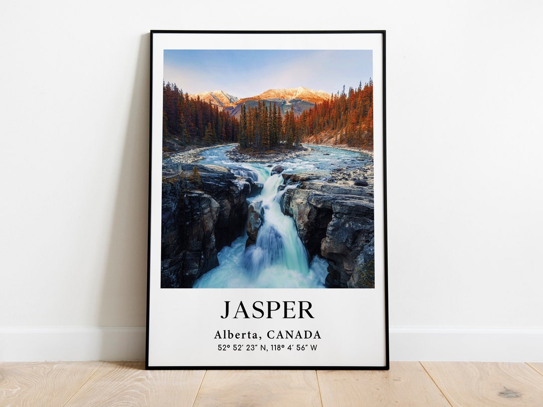 Jasper Poster Jasper National Park Picture Canada Print - Etsy