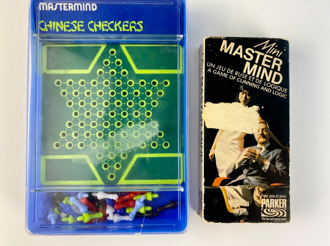 Vintage Mastermind Travel Sized Games Lot of Two, Mini Mastermind and ...