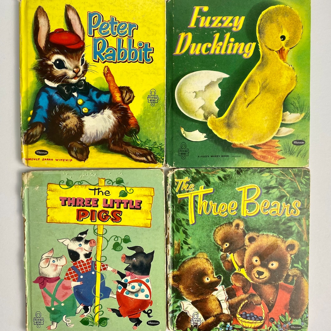 Whitman Tell-a-tale, Lot of Four, Vintage 1950s Children's Books - Etsy