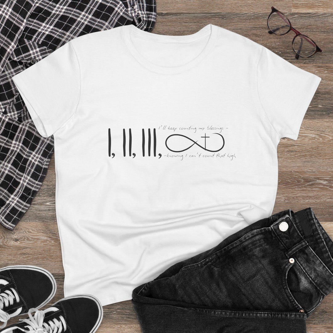 Roman Numerals Infinity Cross Tee | Faith Christian Shirt - Etsy