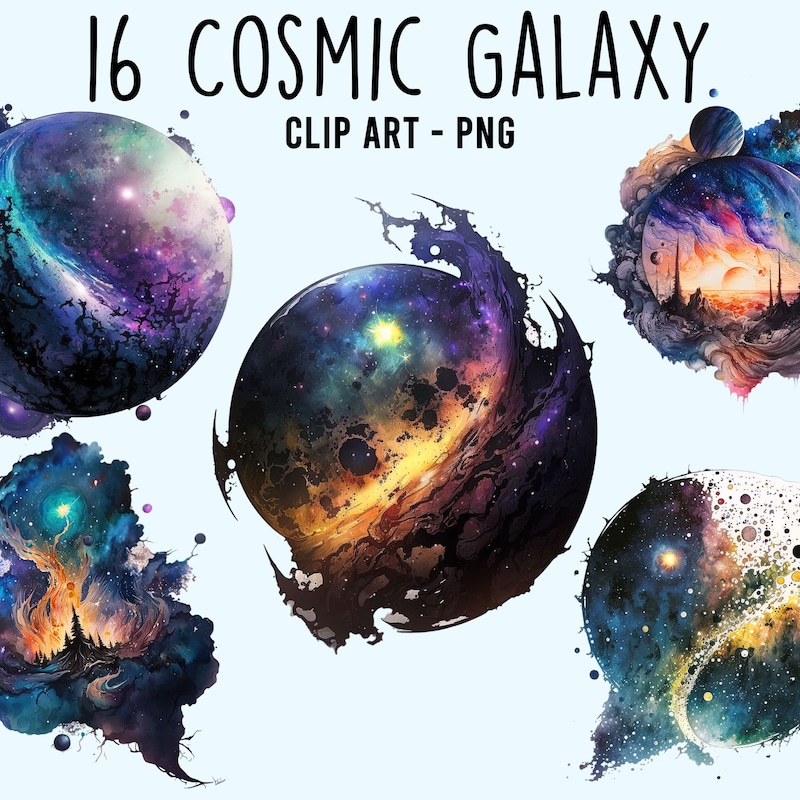 Space Clip Art - Etsy