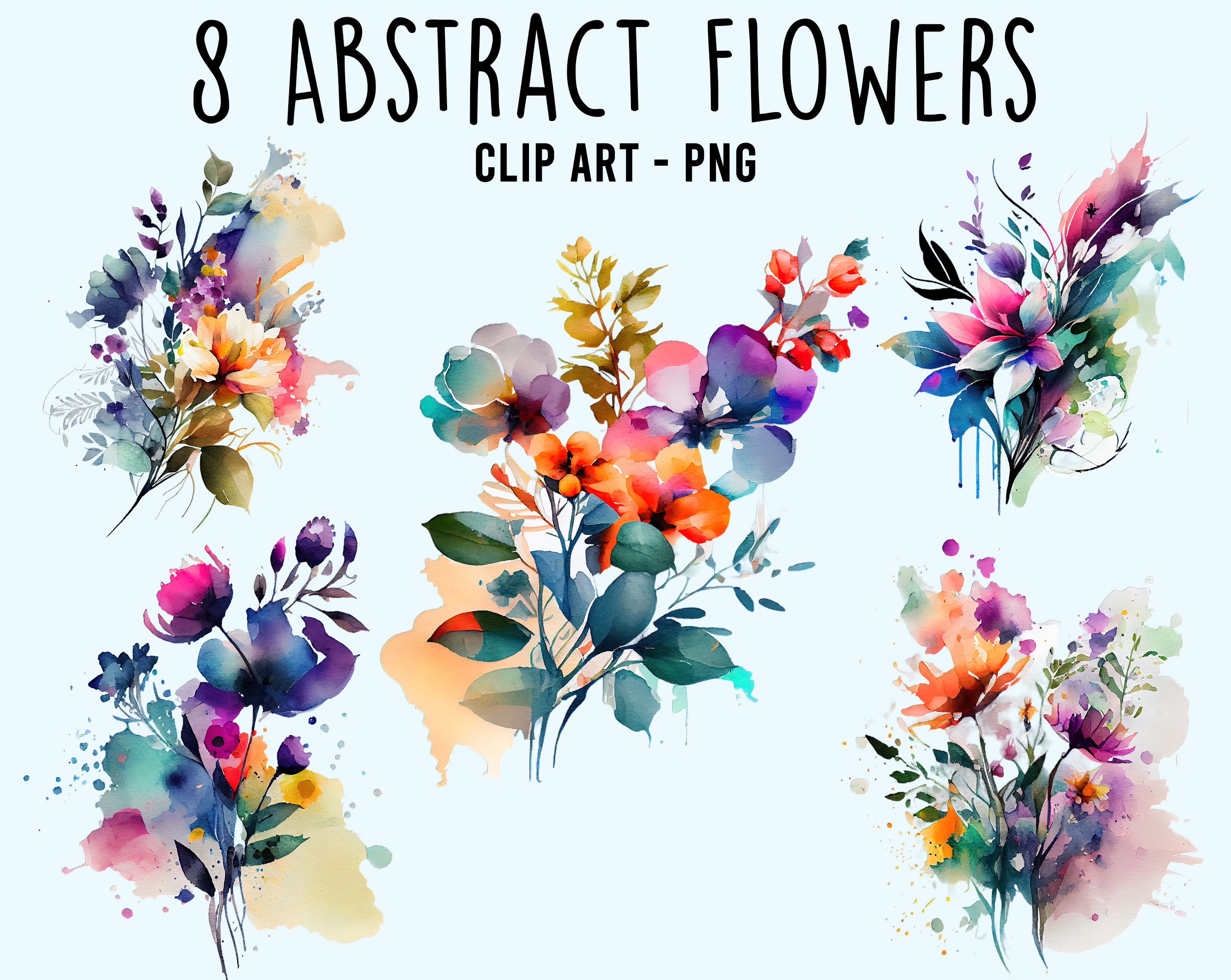 Abstract Flower Clip Art