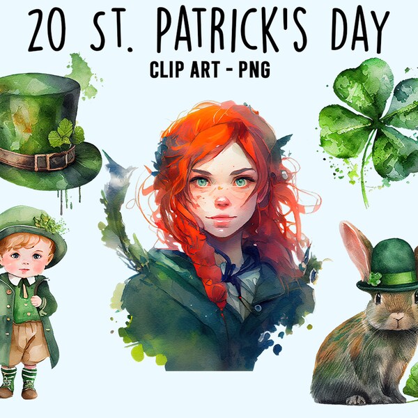 St Patricks Clipart - Etsy