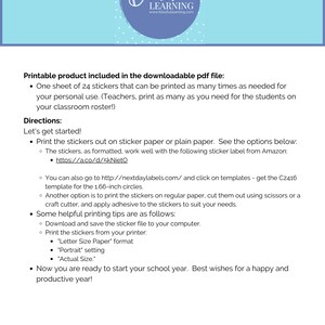 Welcome to 4th Grade Sticker, Back to School Stickers Printable, First ...