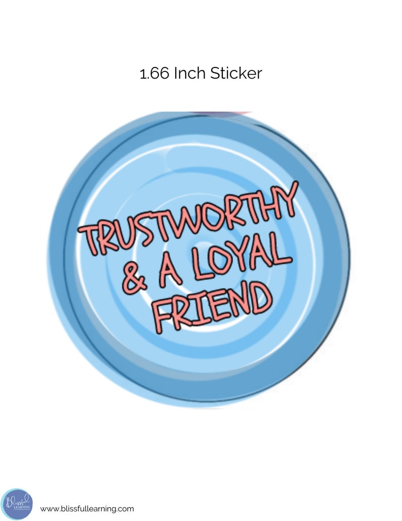 School Motivational Reward Stickers for Character Development, School ...