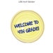Welcome to 4th Grade Sticker, Back to School Stickers Printable, First ...