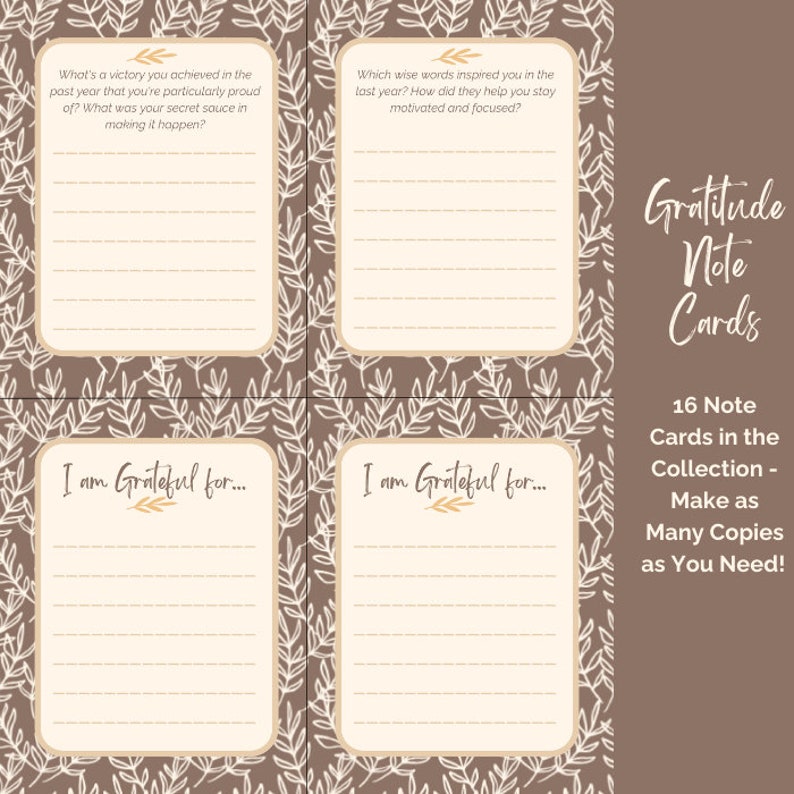 Thanksgiving Gratitude Collection With Dice Game and Gratitude Card ...