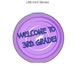 Welcome to 3rd Grade Printable Sticker, Back to School Sticker, First ...
