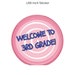 Welcome to 3rd Grade Printable Sticker, Back to School Sticker, First ...