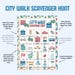 City Walk Scavenger Hunt for Kids: Outdoor Family Game (PDF Download ...