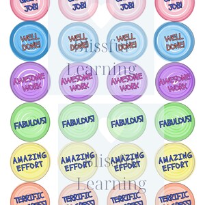 School Motivational Reward Sticker, Printable Stickers for Teachers ...