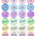 School Motivational Reward Sticker, Printable Stickers for Teachers ...