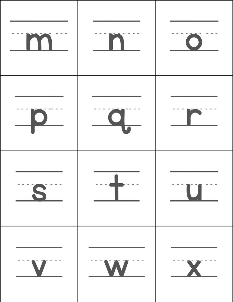 Printable Alphabet Flash Cards, ABC Matching Game, Alphabet Card Games ...