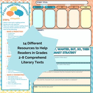 Printable Reading Toolkit, Story Elements, Reading Resources, Bookmarks ...