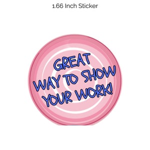 Math Motivational Reward Stickers, Math Achievement Stickers, Teacher ...