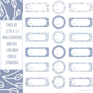 Christmas Printable Gift Tags and Stickers for Presents, Holiday Gift ...