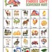 Farm Day Scavenger Hunt for Kids Printable, Farm Visit Game for ...