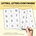Printable Alphabet Flash Cards, ABC Matching Game, Alphabet Card Games ...
