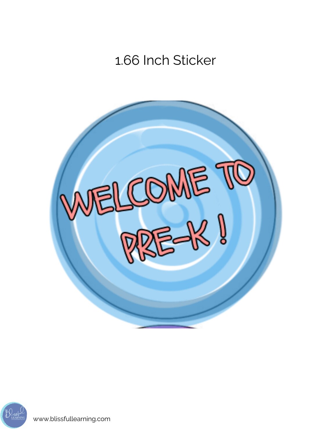 Welcome to Pre-k Sticker, First Day of School Sticker, Back to School ...