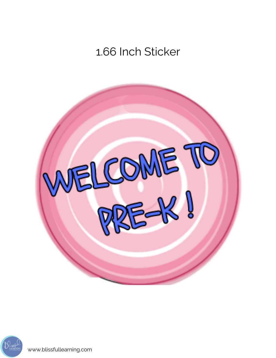 Welcome to Pre-k Sticker, First Day of School Sticker, Back to School ...