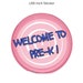 Welcome to Pre-k Sticker, First Day of School Sticker, Back to School ...