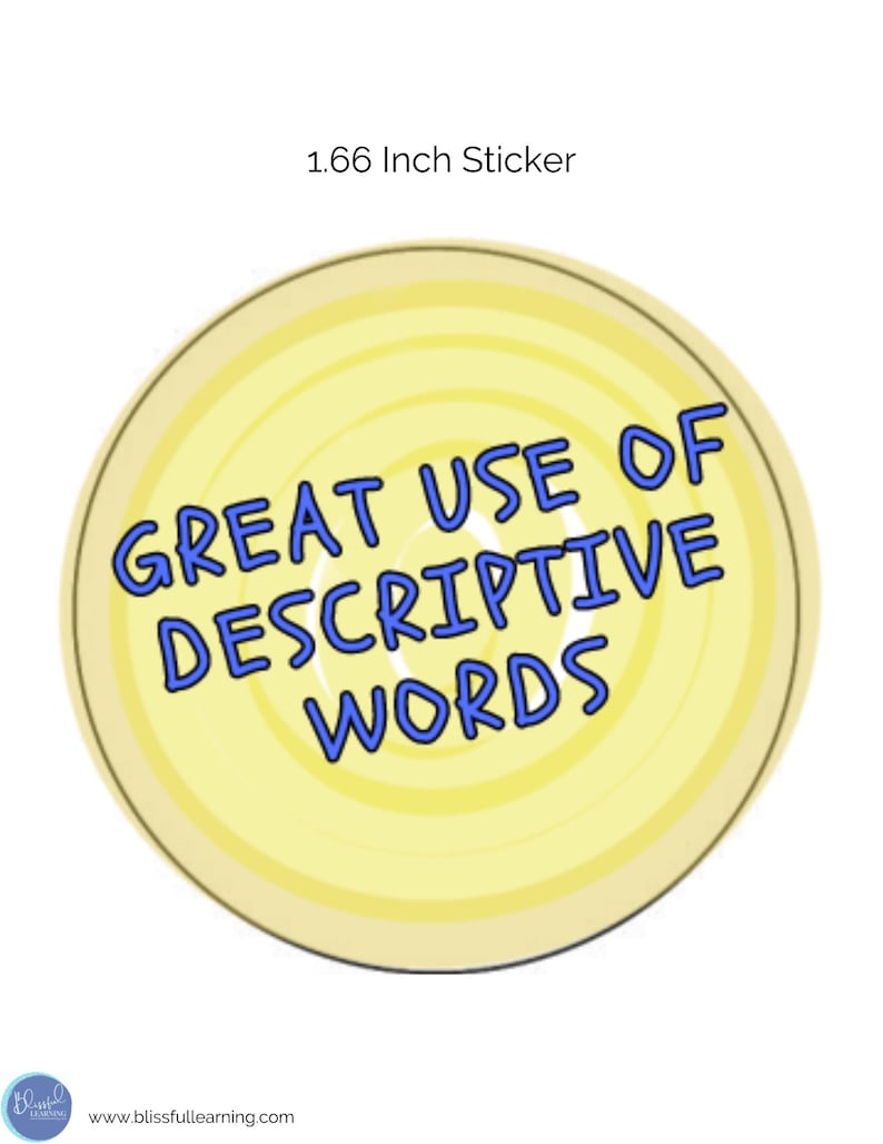 School Motivational Reward Stickers for ELA, Teacher Printable Stickers ...