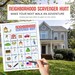 Neighborhood Scavenger Hunt for Kids, Family Outdoor Walking Game ...