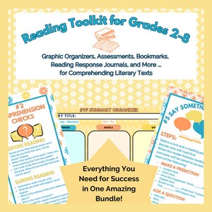 Printable Reading Toolkit, Story Elements, Reading Resources, Bookmarks ...