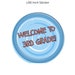 Welcome to 3rd Grade Printable Sticker, Back to School Sticker, First ...