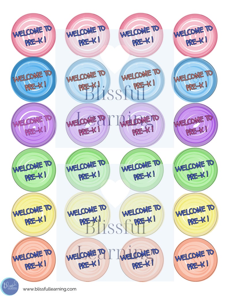 Welcome to Pre-k Sticker, First Day of School Sticker, Back to School ...